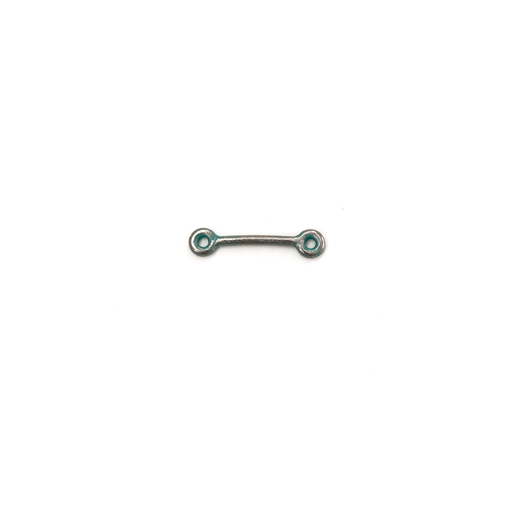 Artisan Verdigris 2 Ring Bar Connector | Elements of Antiquity